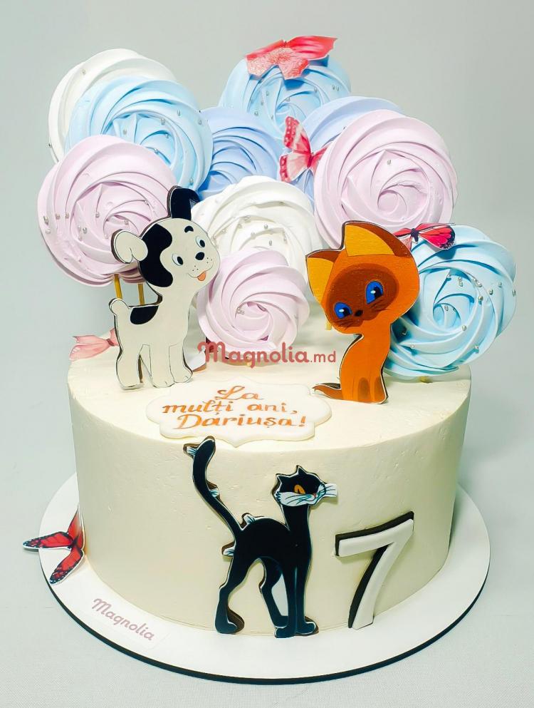 Tort cu bezele si animăluţe 79596 | Magnolia.md Comandă Online, Comod ...